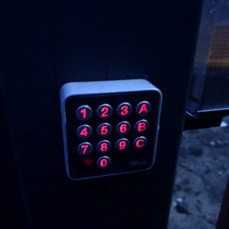 Clavier à code radio NICE